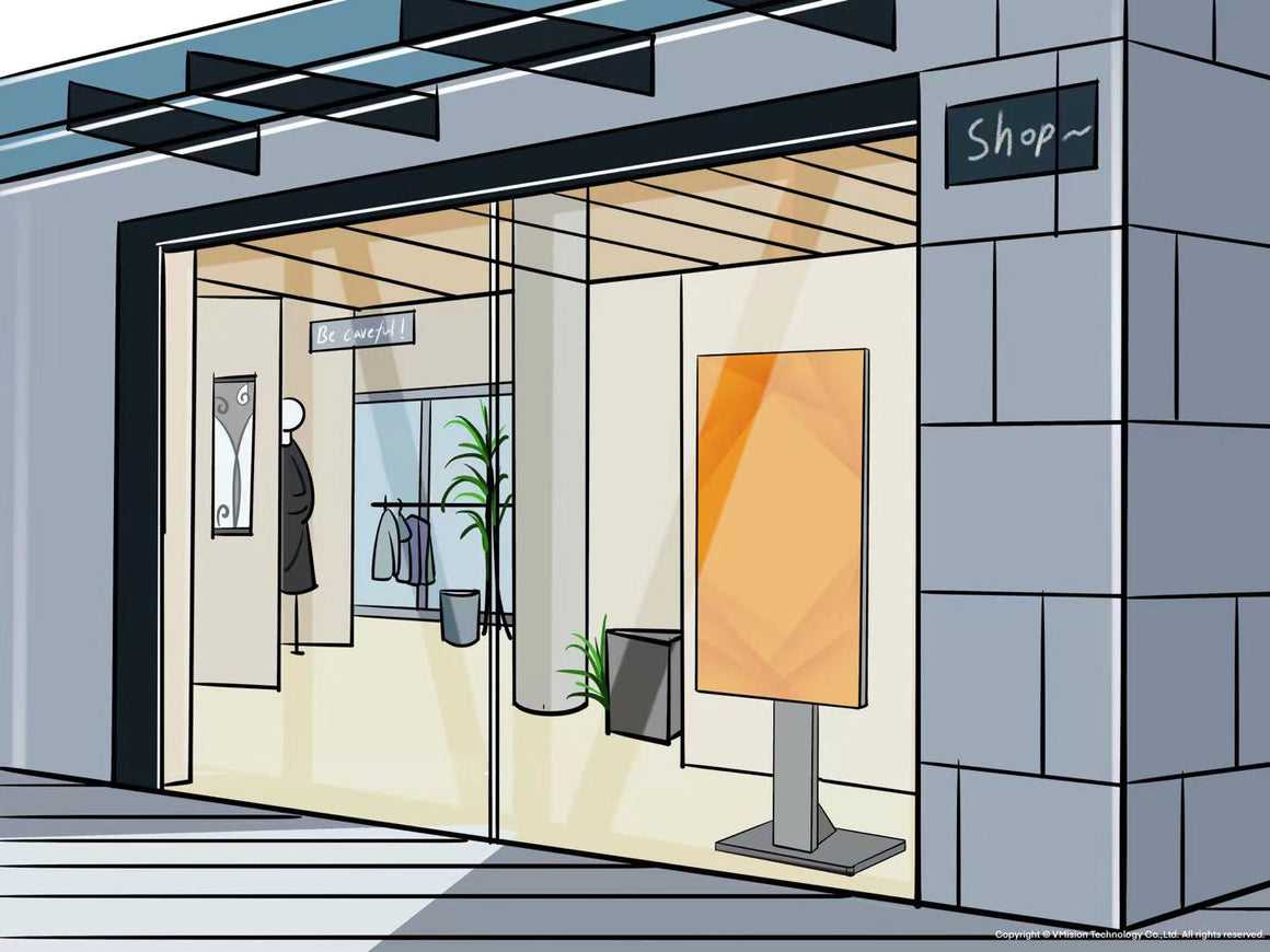 VM-WHBV1 Window High Brightness Digital Signage – VMision
